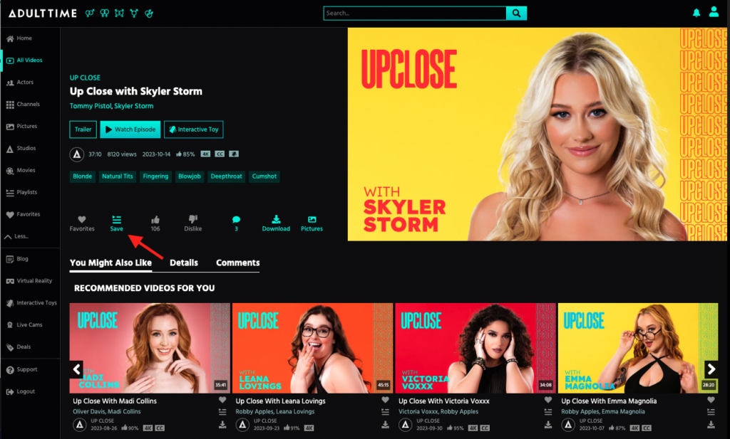 Introducing The New & Improved Playlist Feature - Adult Time Blog